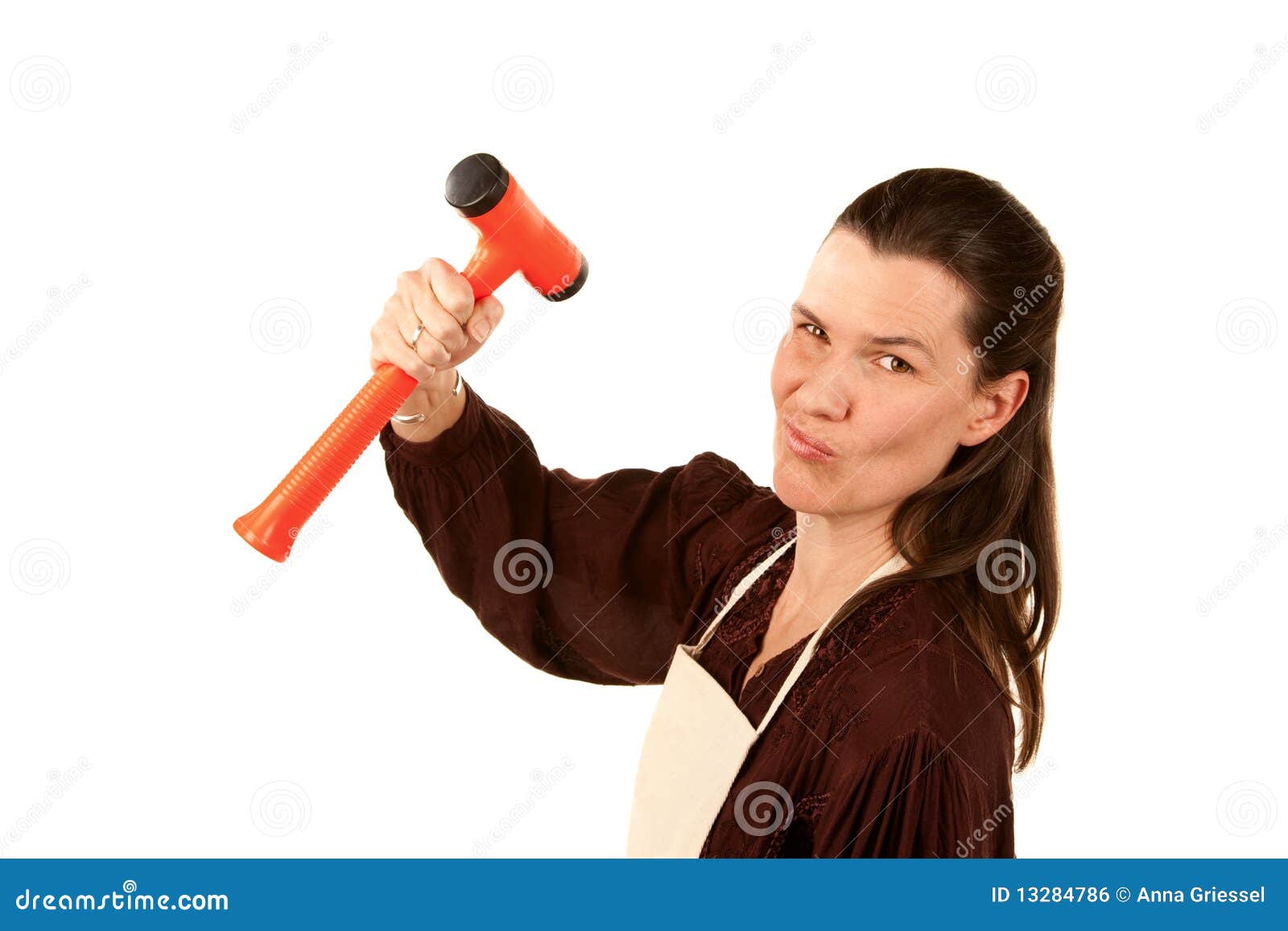 Do-it-yourself Woman stock photo. Image of handle, alone - 13284786