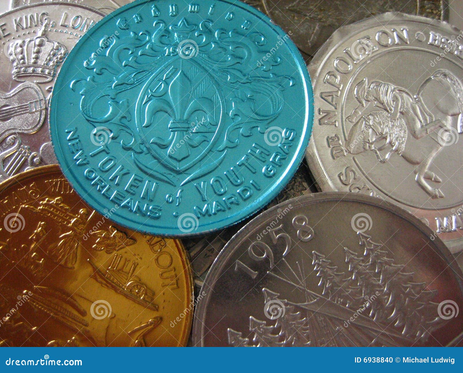 Doblones del carnaval foto de archivo. Imagen de retén - 6938840