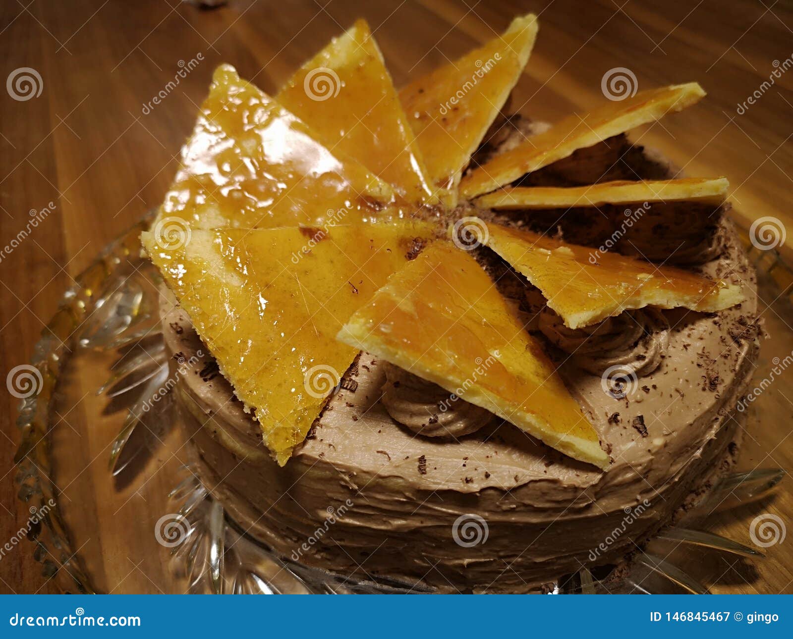 Dobos cake stock image. Image of hungarian, chocolate - 146845467