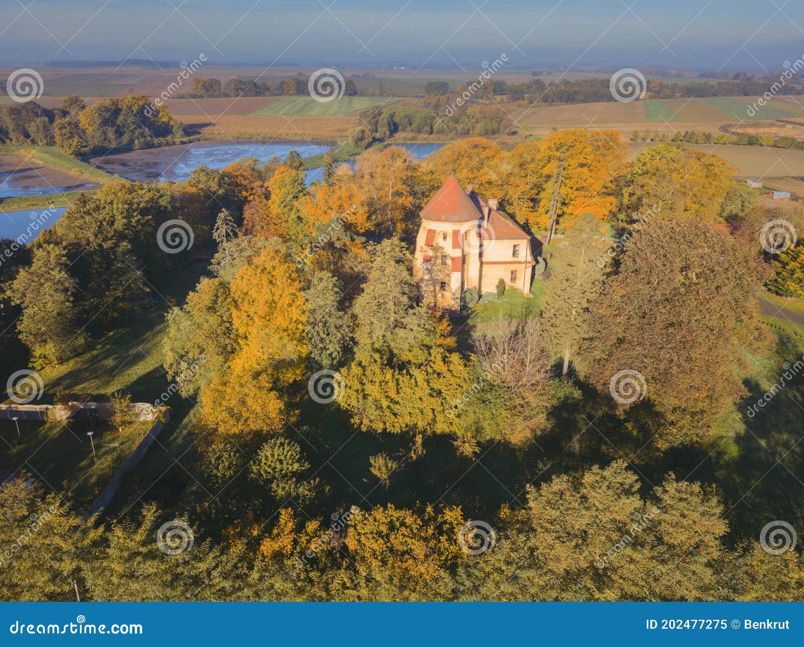 Dobra castle in Dobra stock image. Image of building - 202477275