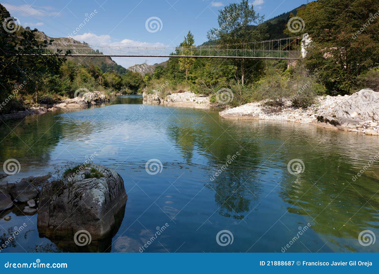 Dobra river stock image. Image of cross, reserve, bridge - 21888687