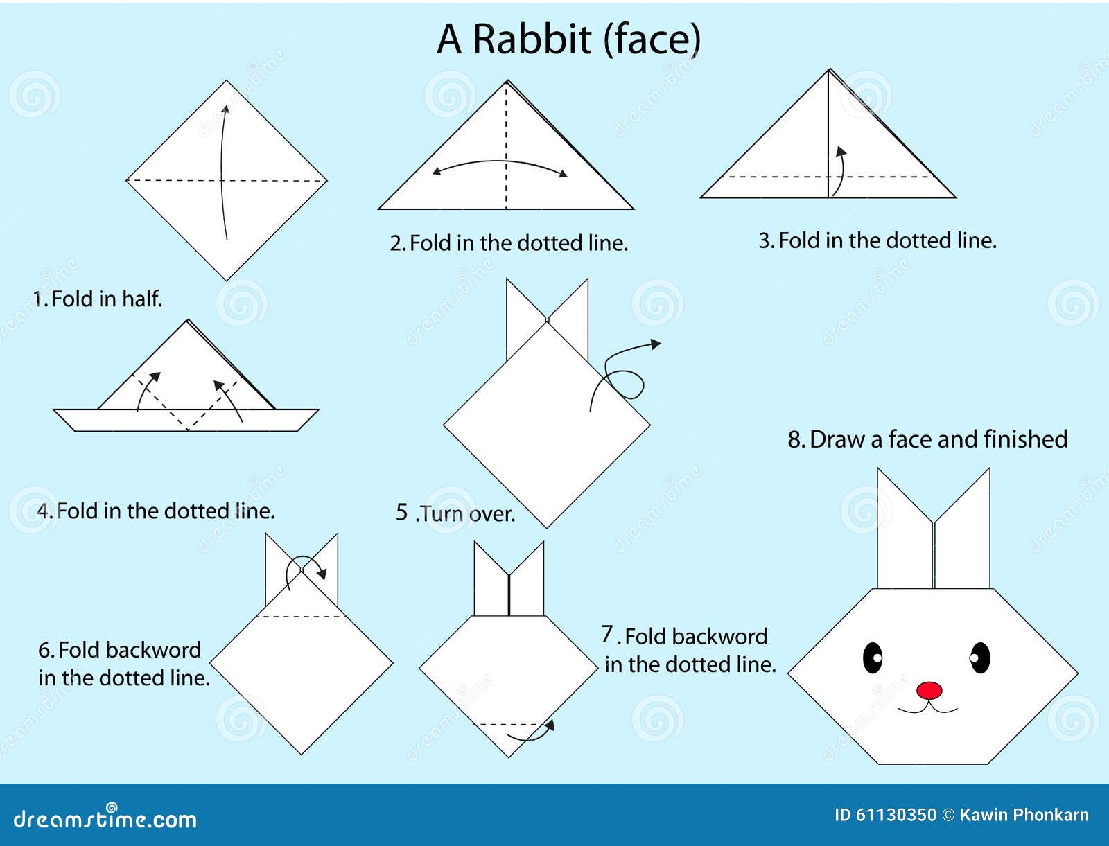 Dobre o papel ilustração do vetor. Ilustração de papel - 61130350