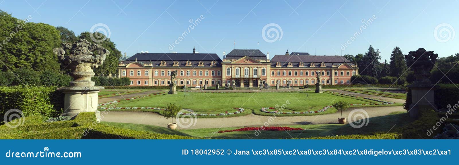 Dobris Castle stock photo. Image of building, travel - 18042952
