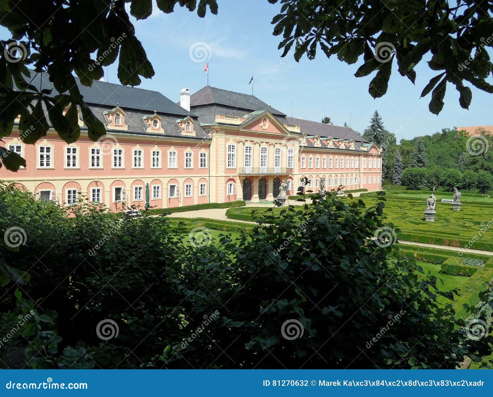Dobris Castle, Czech Republic Stock Photo - Image of tourism ...