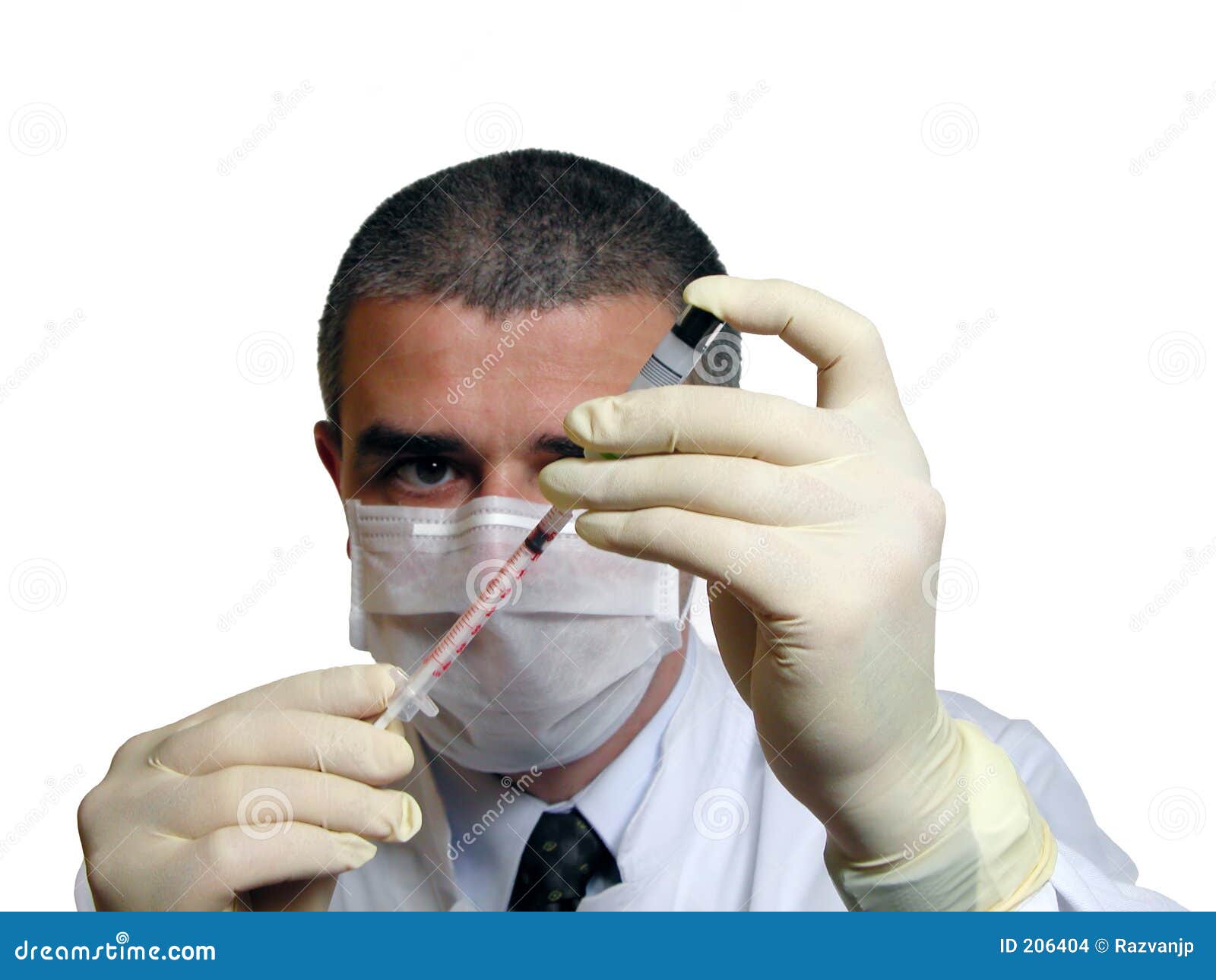 Doc filling a syringe stock photo. Image of drug, health - 206404