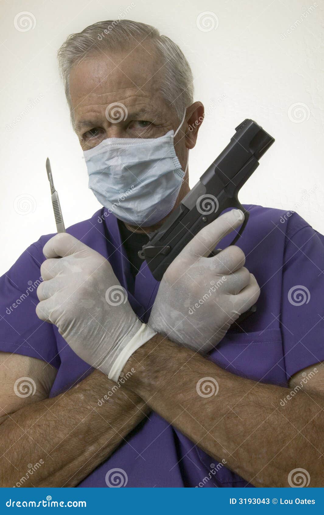 Doc Gun stock image. Image of doctor, medicine, scalpel - 3193043