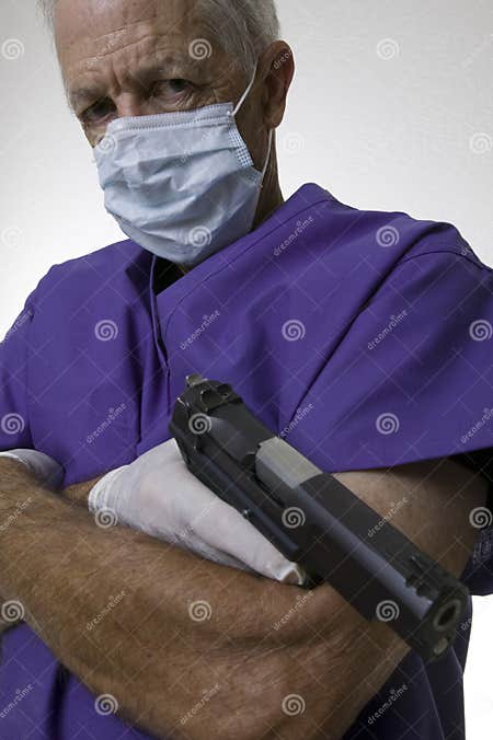 Doc Gun stock photo. Image of health, medical, robbery - 3193206