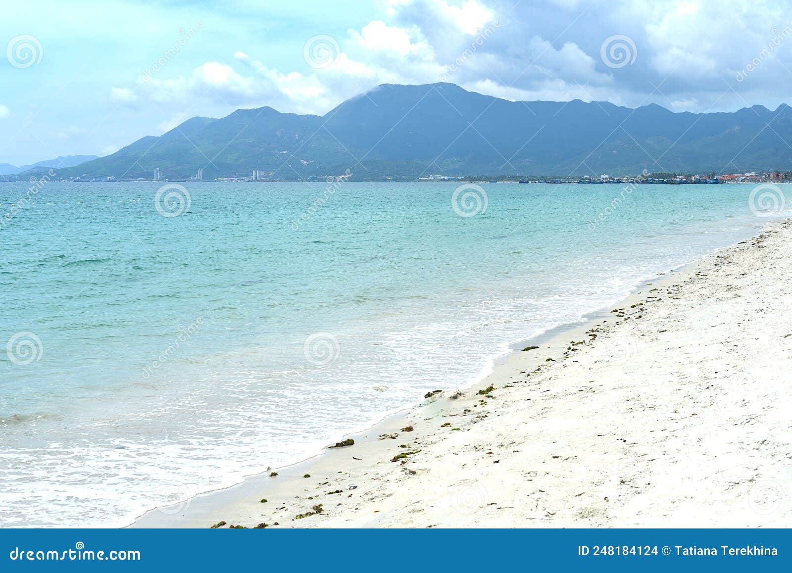 Doc Let Beach of Vietnam with White Sand Stock Photo - Image of south ...