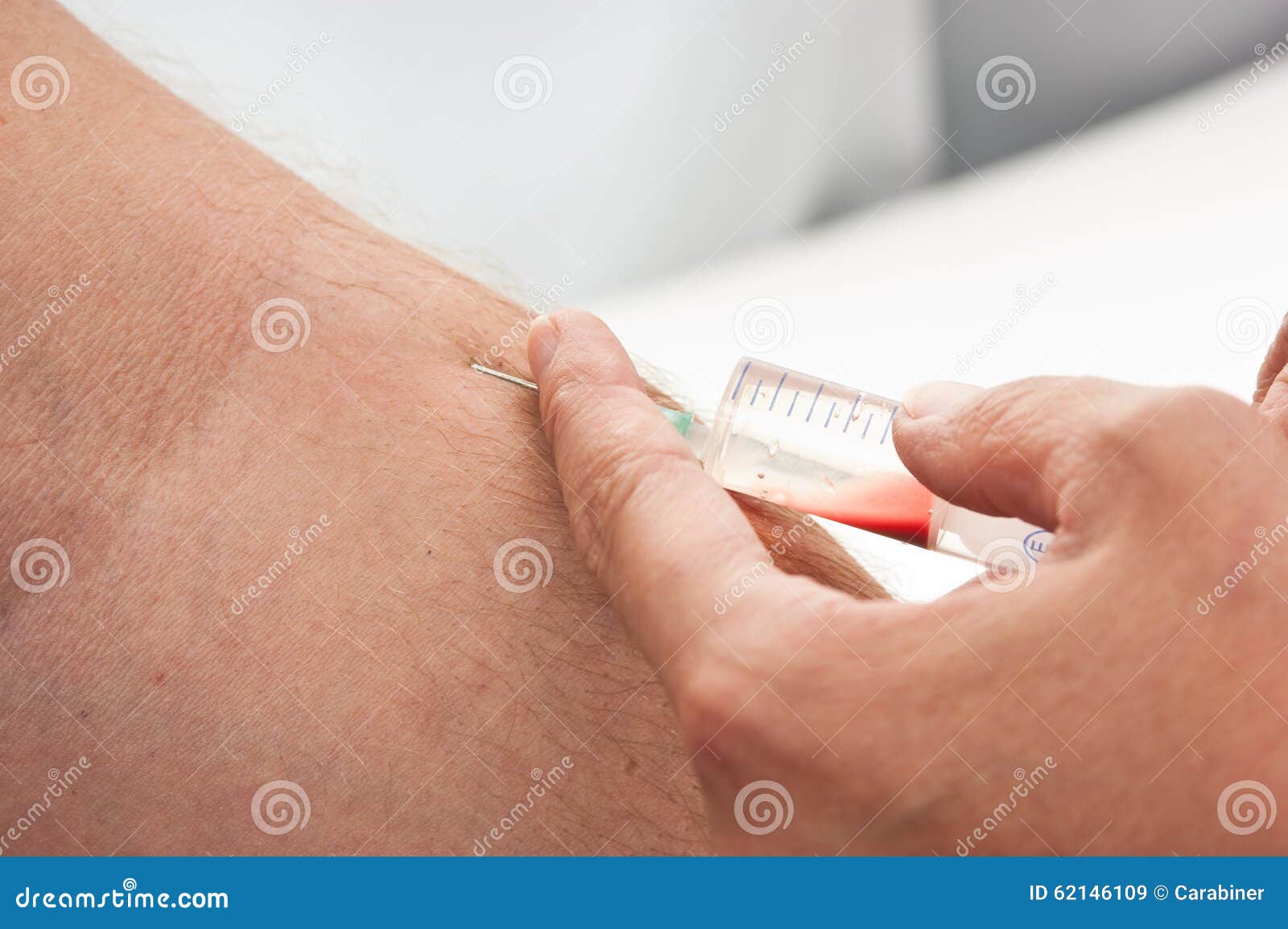 Doc Makes the Patient an Injection Stock Image - Image of injecting ...
