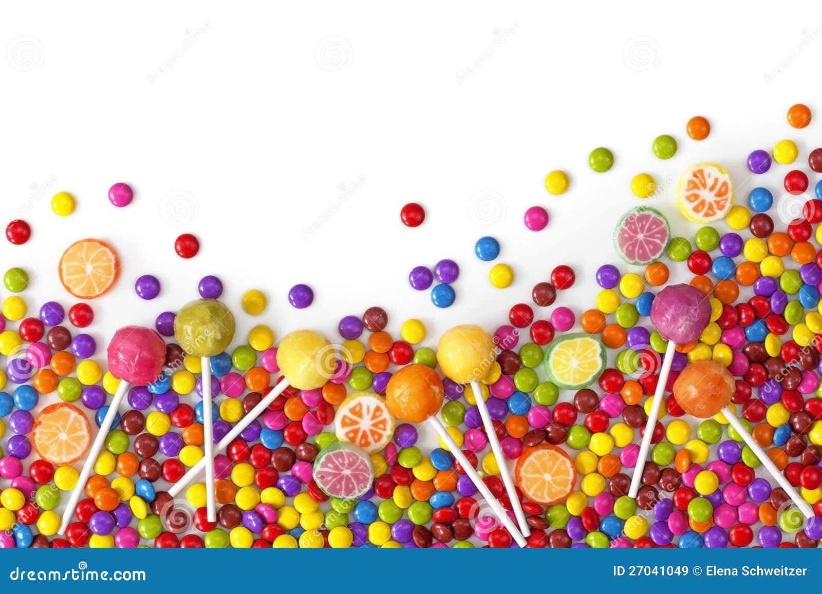 Doces coloridos misturados imagem de stock. Imagem de brilhante - 27041049