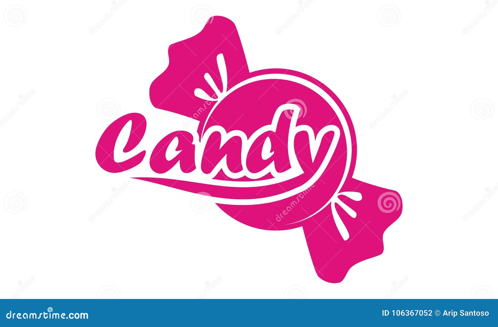 Doces Logo Design Template ilustração do vetor. Ilustração de companhia ...