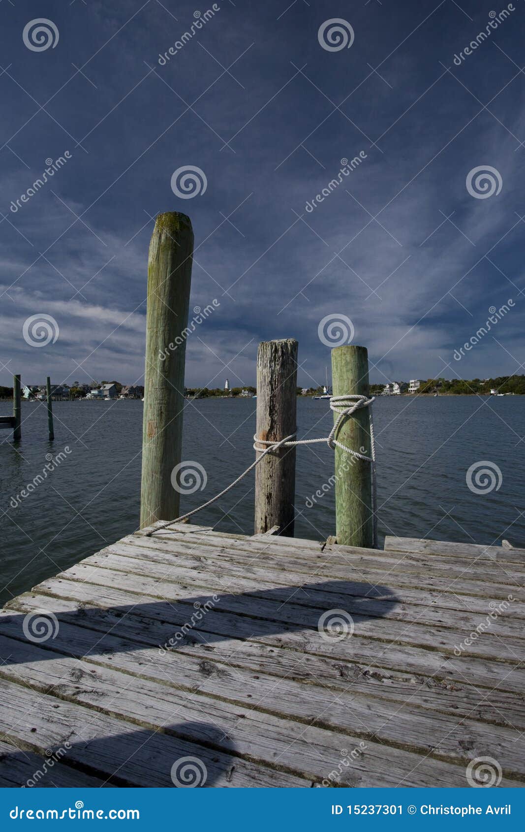The Dock stock image. Image of outer, sunset, reflections - 15237301