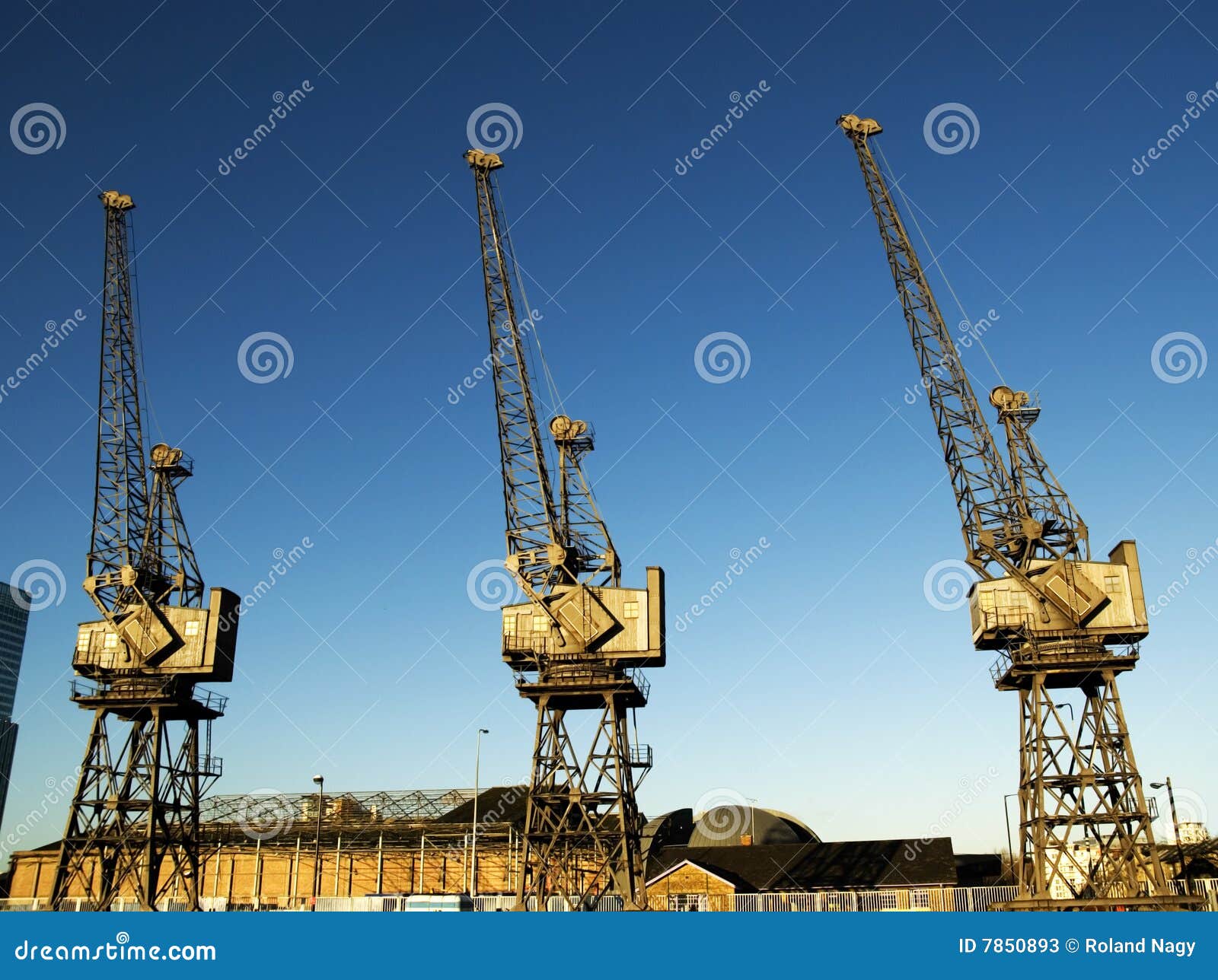 Dock crane stock image. Image of crane, wharf, isle, loading - 7850893