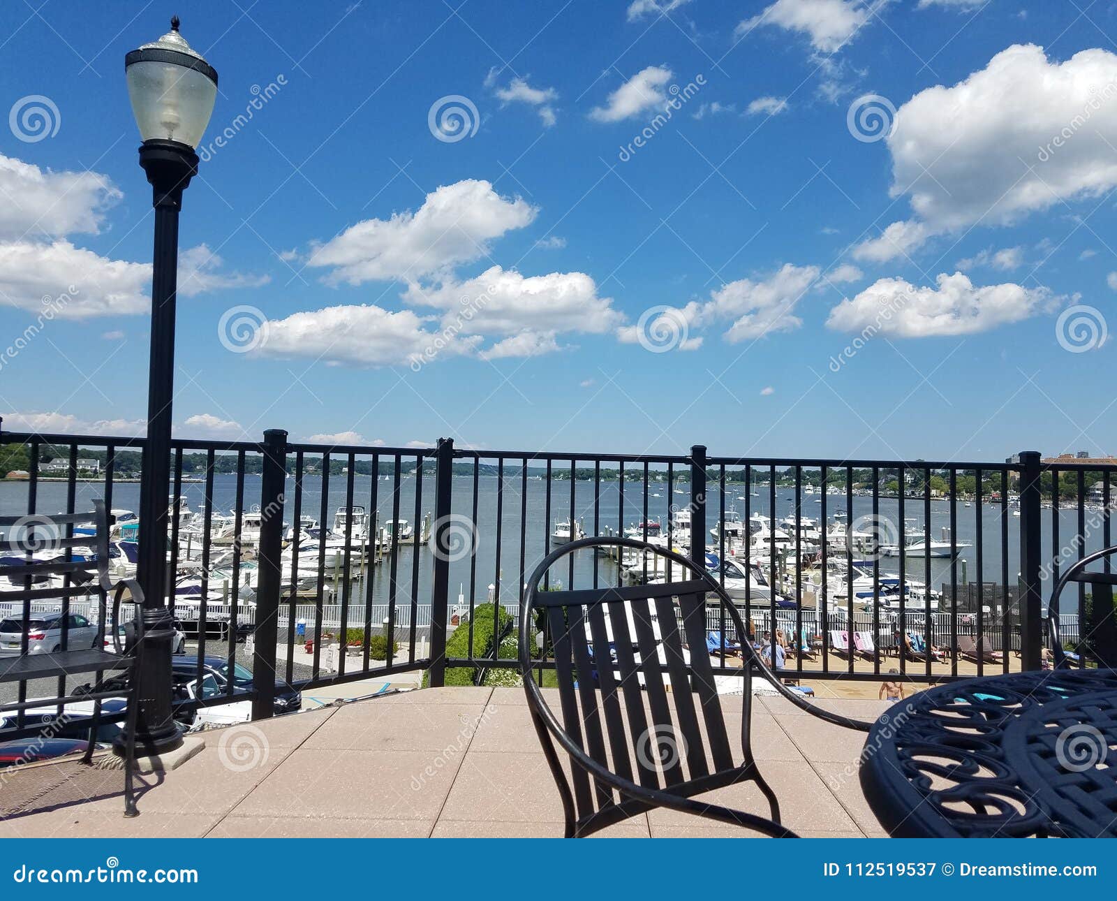 Dock Day stock image. Image of seaside, view, sunny - 112519537