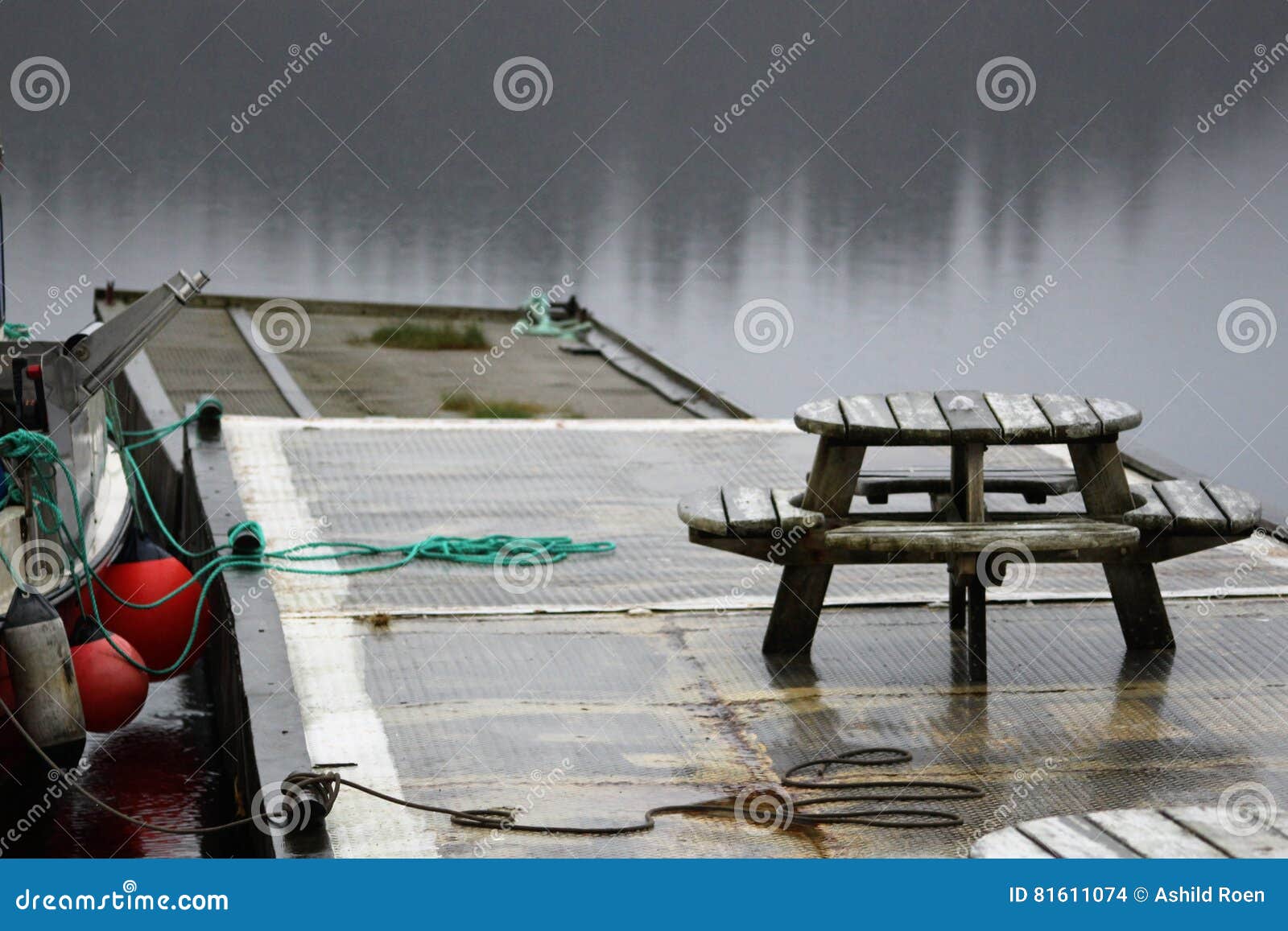 Dock stock photo. Image of nice, rain, dark, rope, dock - 81611074