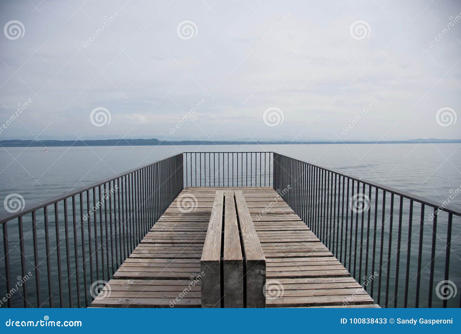 Dock by the lake 5th stock image. Image of path, bridge - 100838433