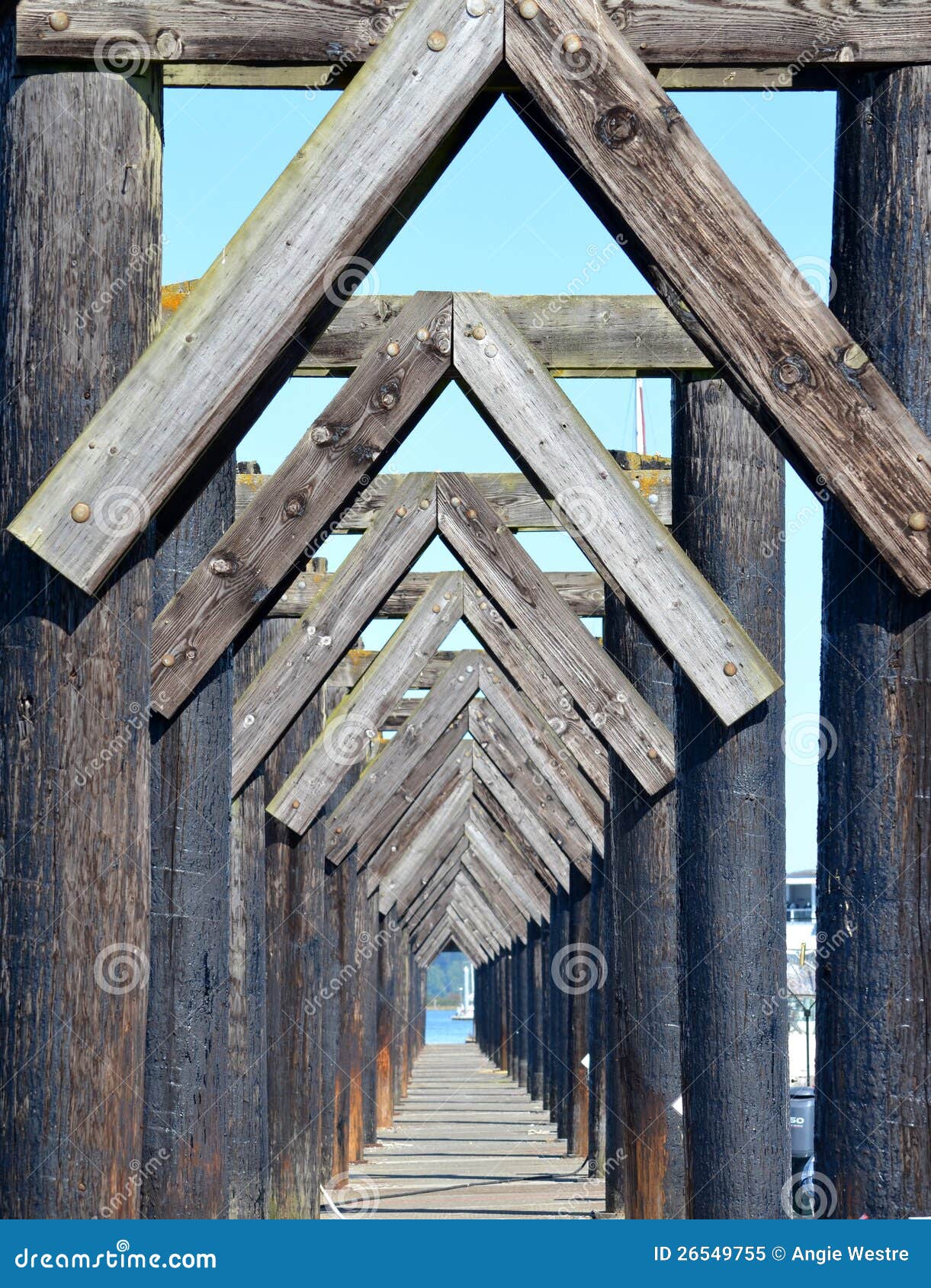 Dock Pilings stock image. Image of dock, weathered, pilings - 26549755