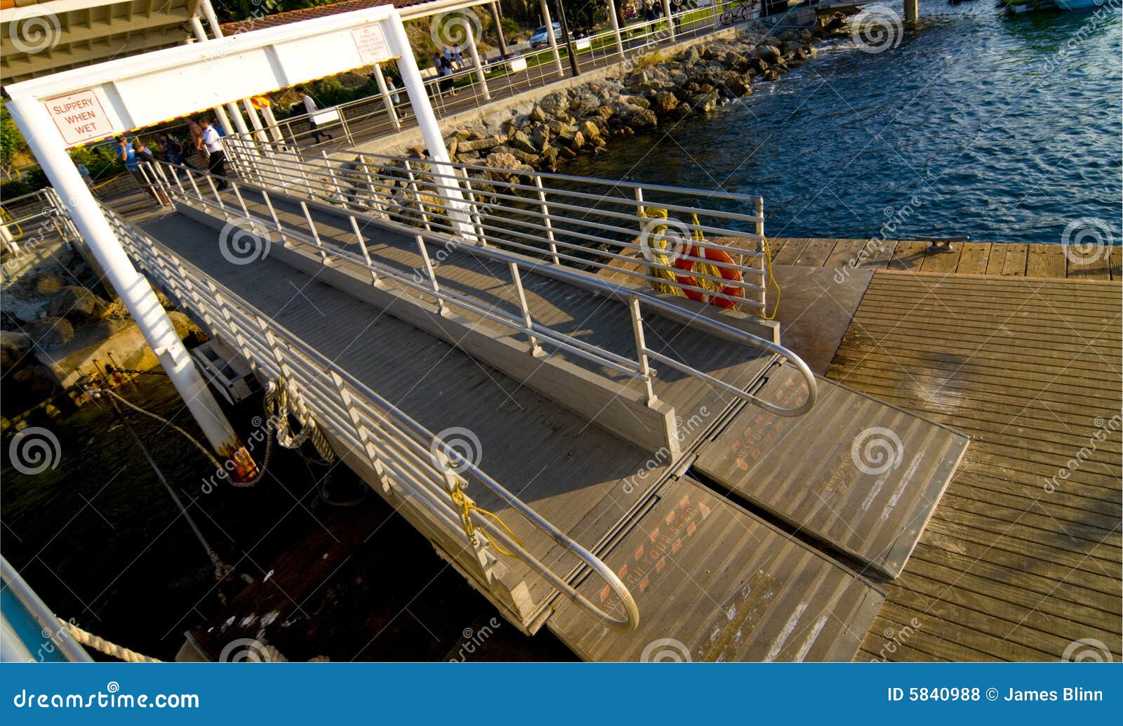Dock Ramp stock photo. Image of activity, island, arrival - 5840988