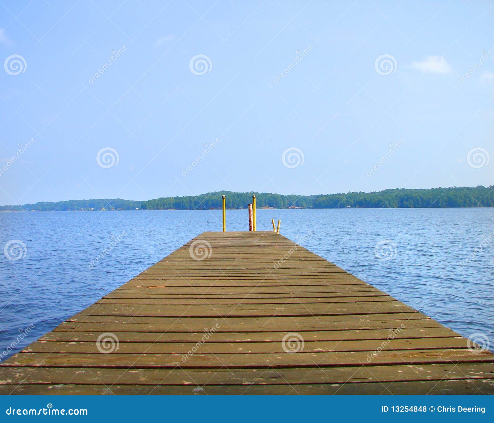 Dock Resting on a Lake stock photo. Image of dock, louisiana - 13254848