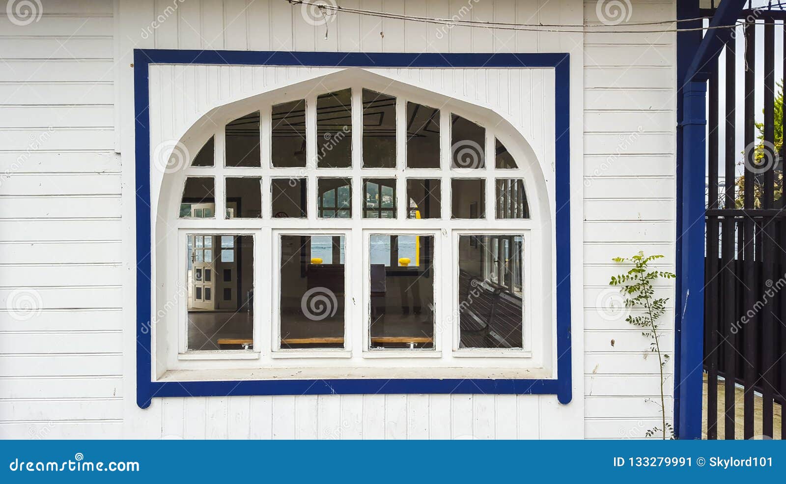 Dock window stock image. Image of background, color - 133279991