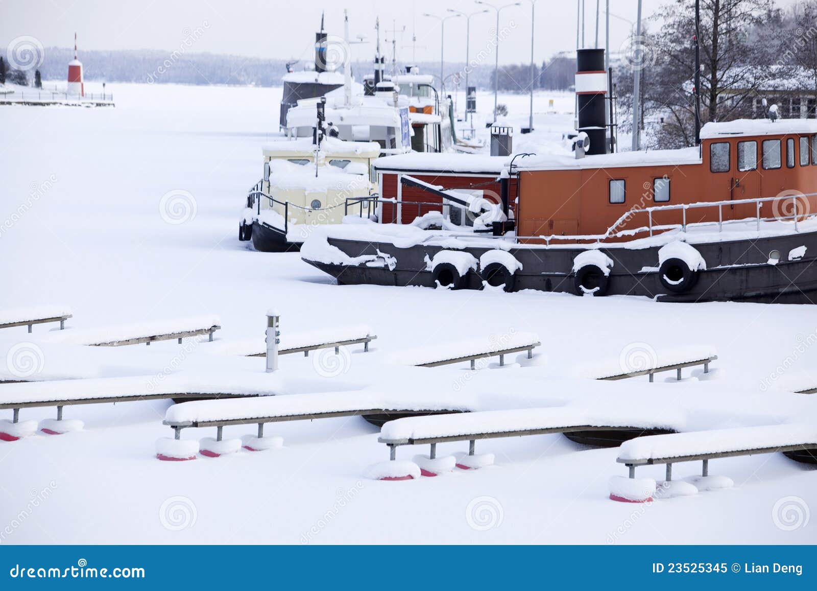 Dock in Winter stock image. Image of trip, winter, outdoors - 23525345