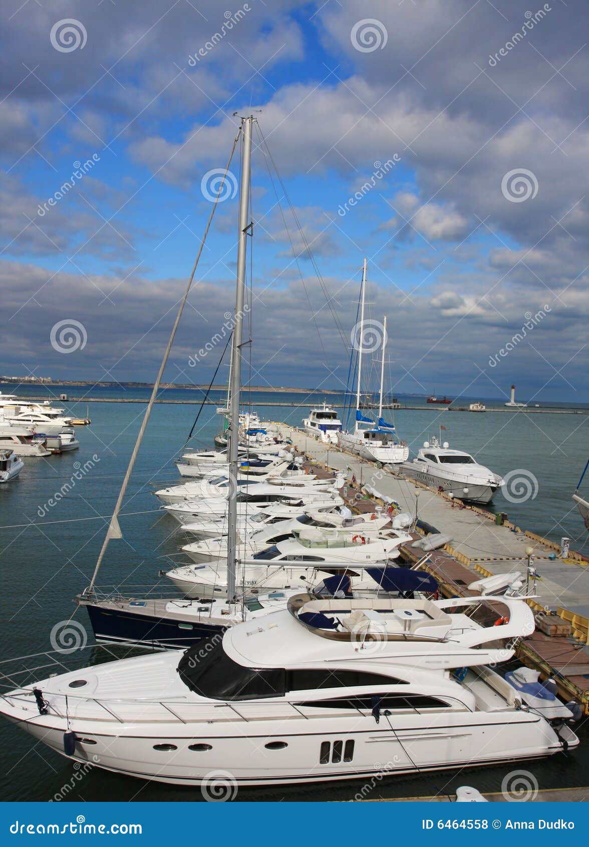 Docked boats stock photo. Image of jetty, motor, nautical - 6464558