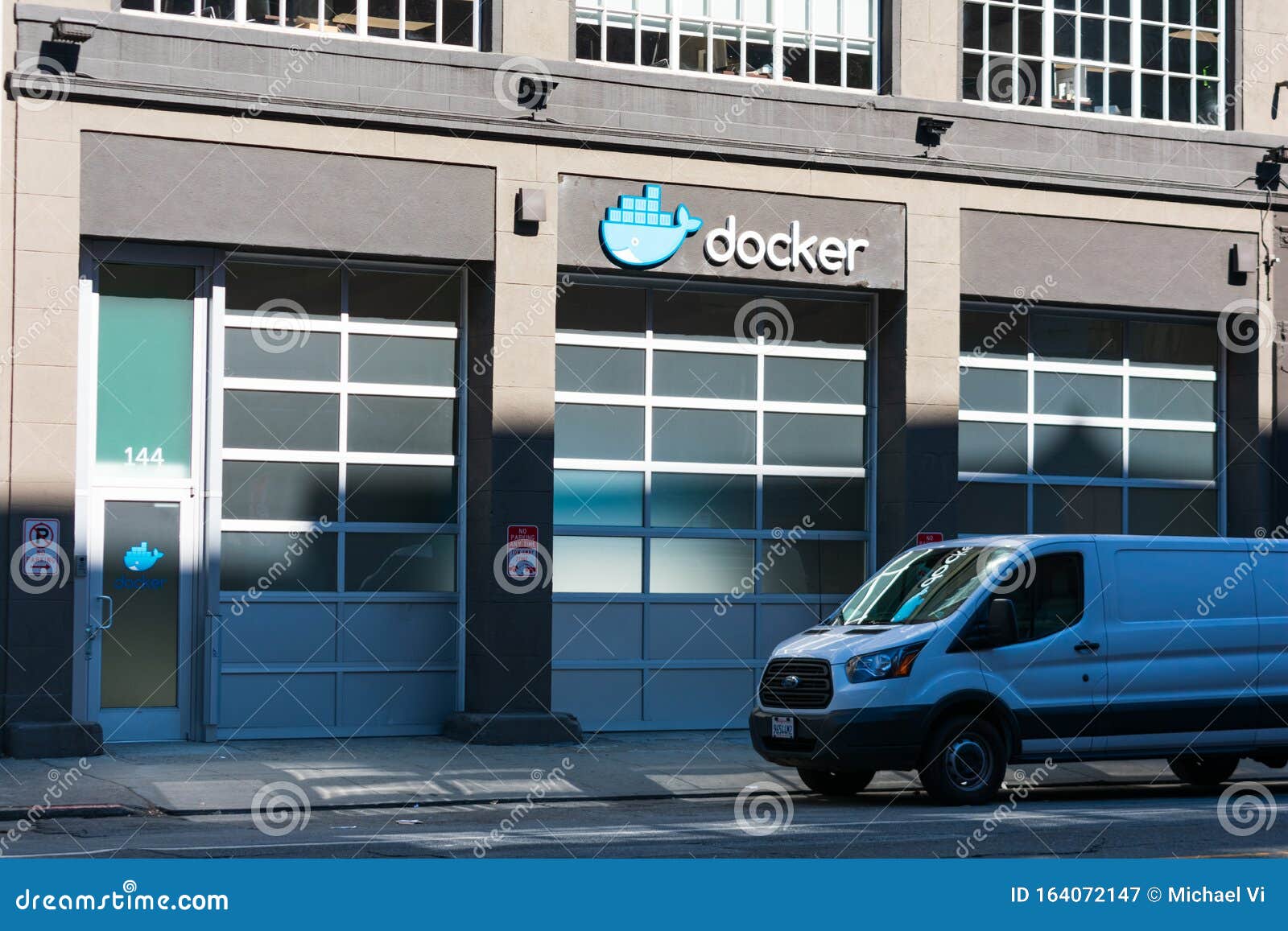 Docker Inc Headquarters Campus Facade in Silicon Valley Editorial ... Docker Inc Headquarters Campus Facade in Silicon Valley Editorial ...