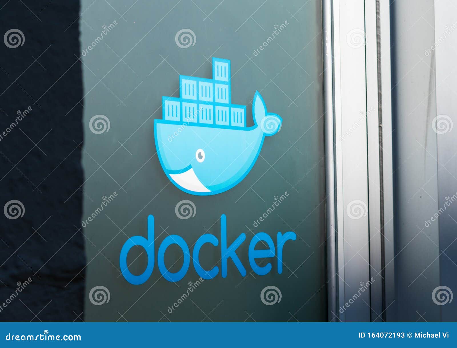 Docker Sign at Company Headquarters in Silicon Valley Editorial Stock ... Docker Sign at Company Headquarters in Silicon Valley Editorial Stock ...