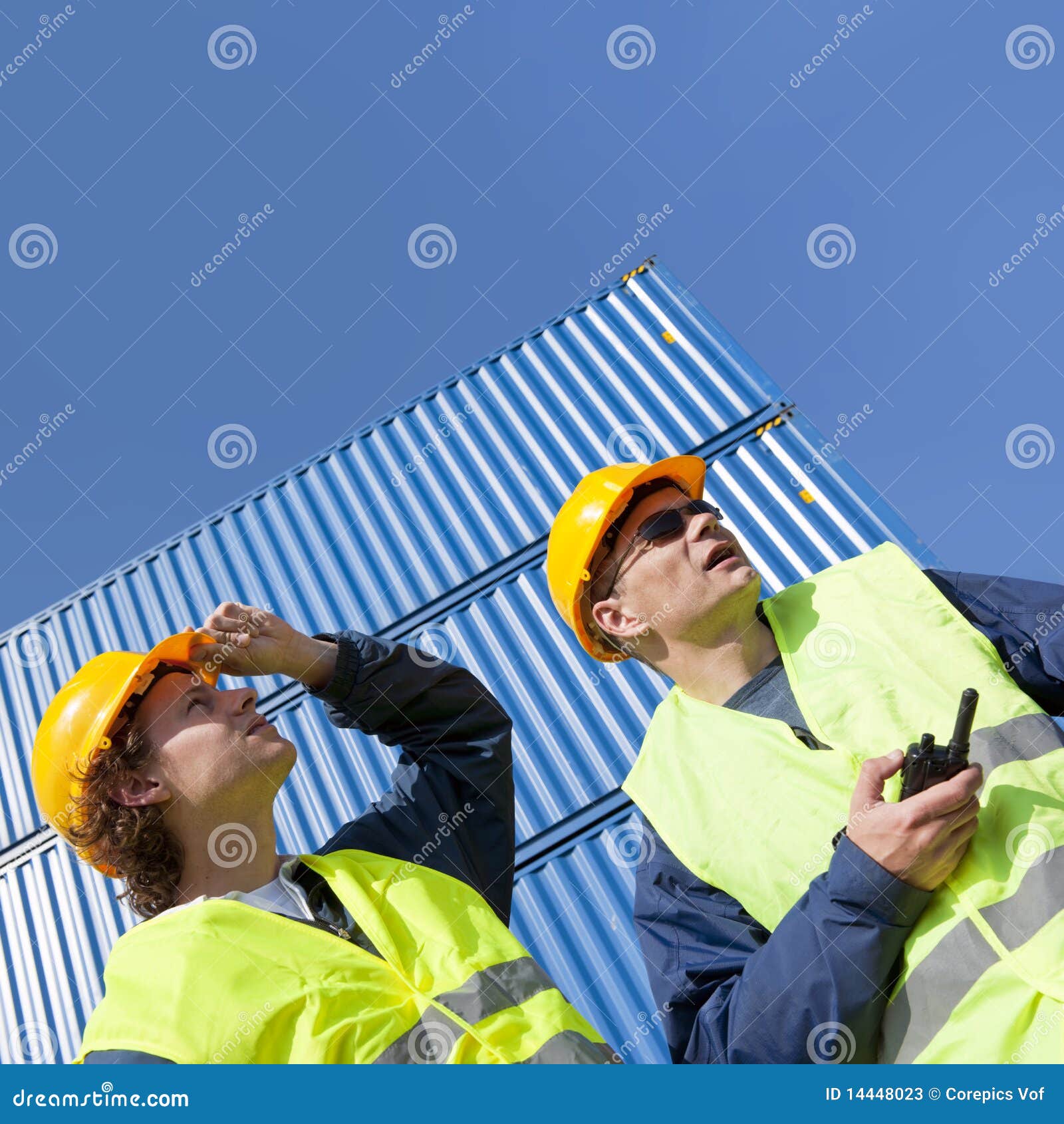 Dockers at work stock image. Image of dockers, tilt, clear - 14448023