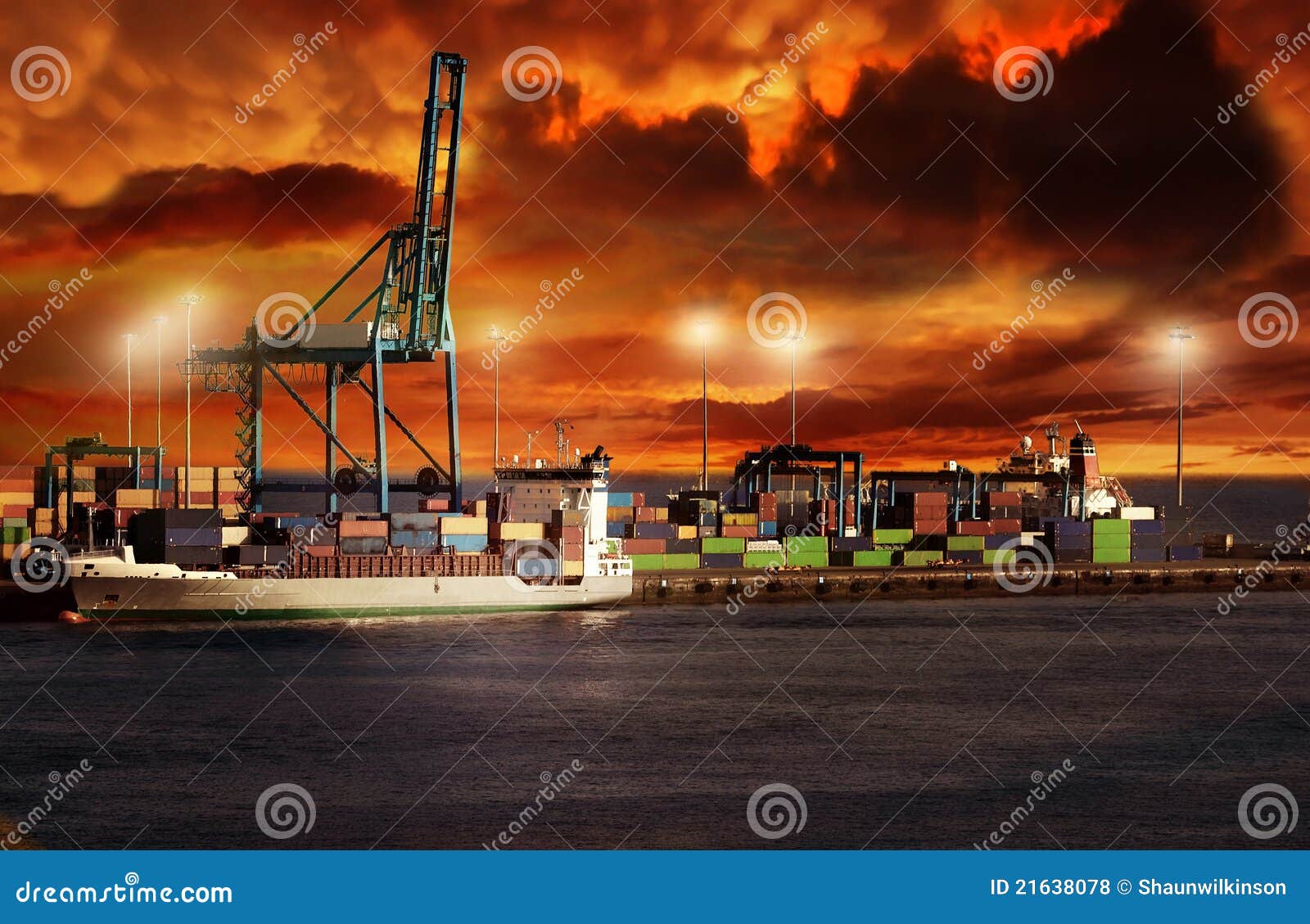 Docking stock photo. Image of orange, transport, docks - 21638078
