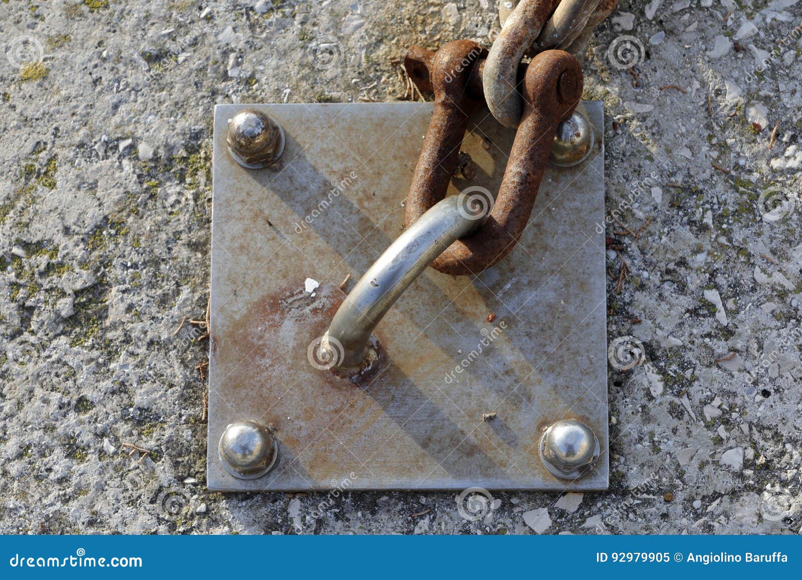 Docking - metal ring stock image. Image of docking, nautical - 92979905