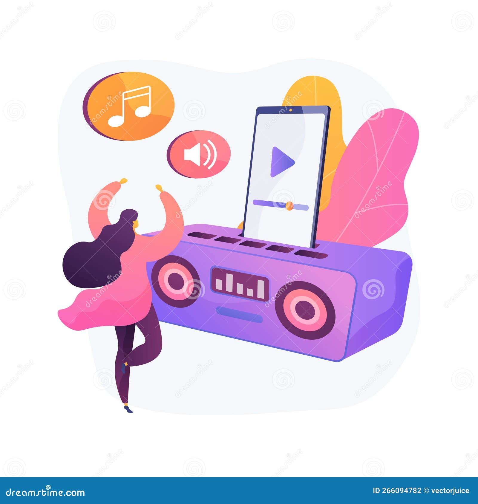 Docking Station Abstract Concept Vector Illustration Stock Vector ...