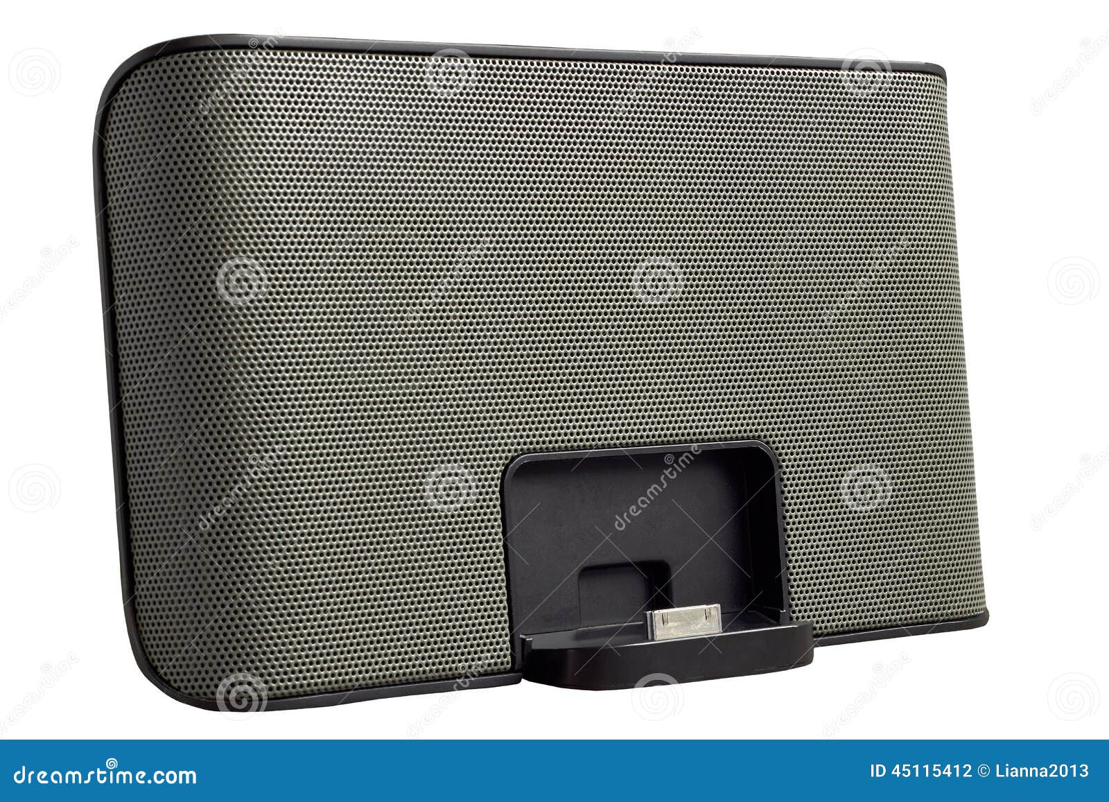 A Docking Station With Blue Plastic Boat On The Water Surface Still And ...