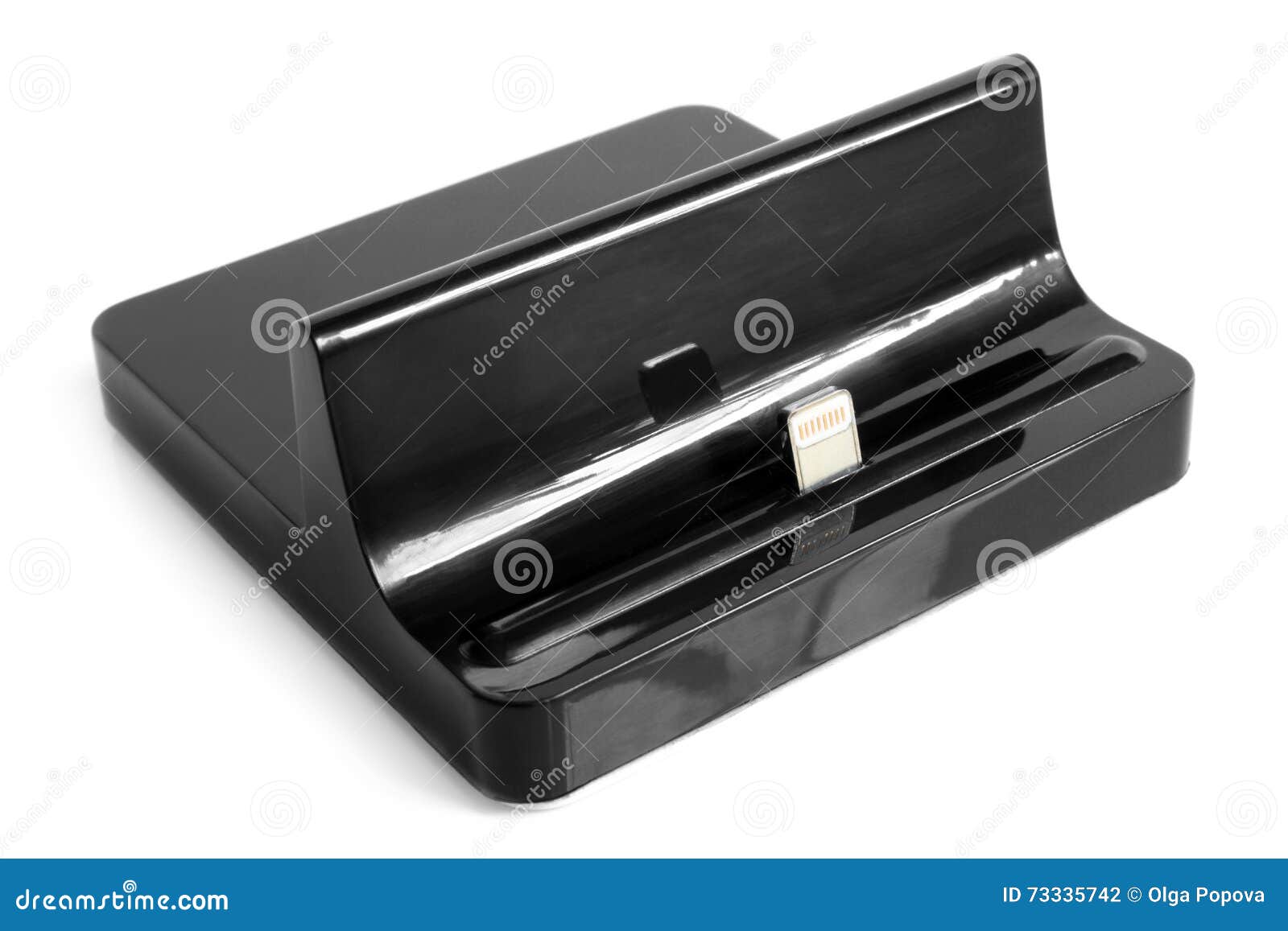 A Docking Station With Blue Plastic Boat On The Water Surface Still And ...