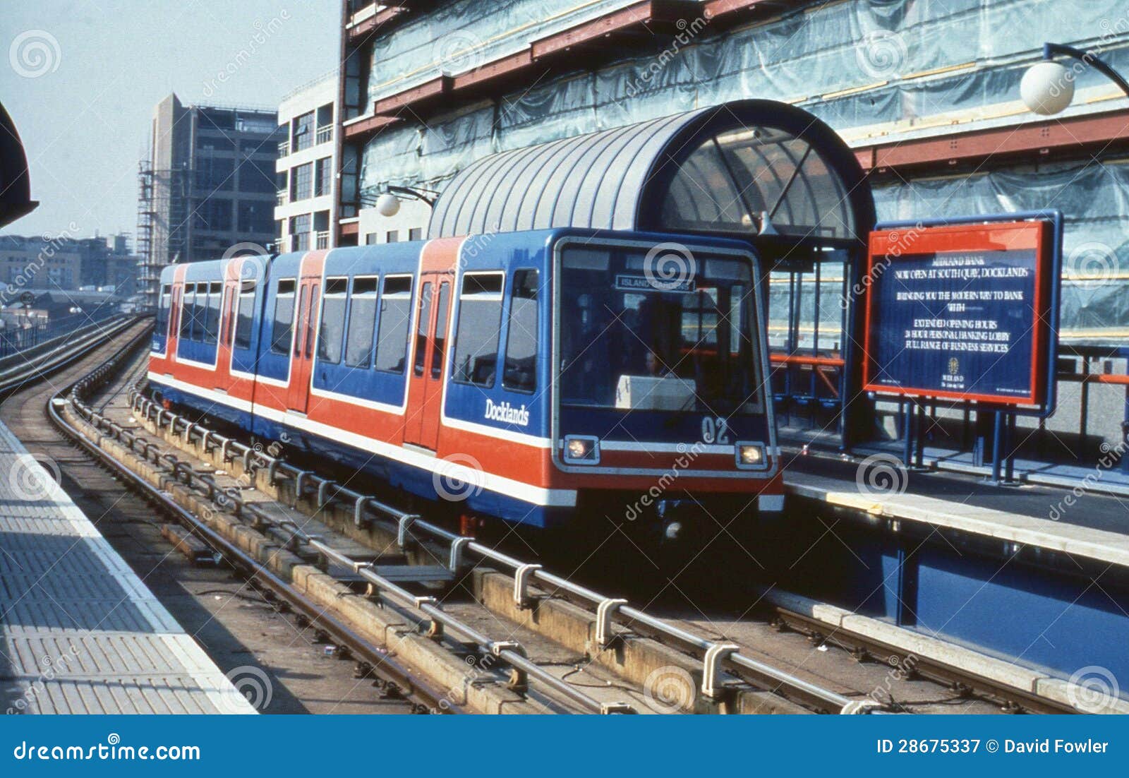 Docklands Light Railway, London Editorial Photography - Image of light ...