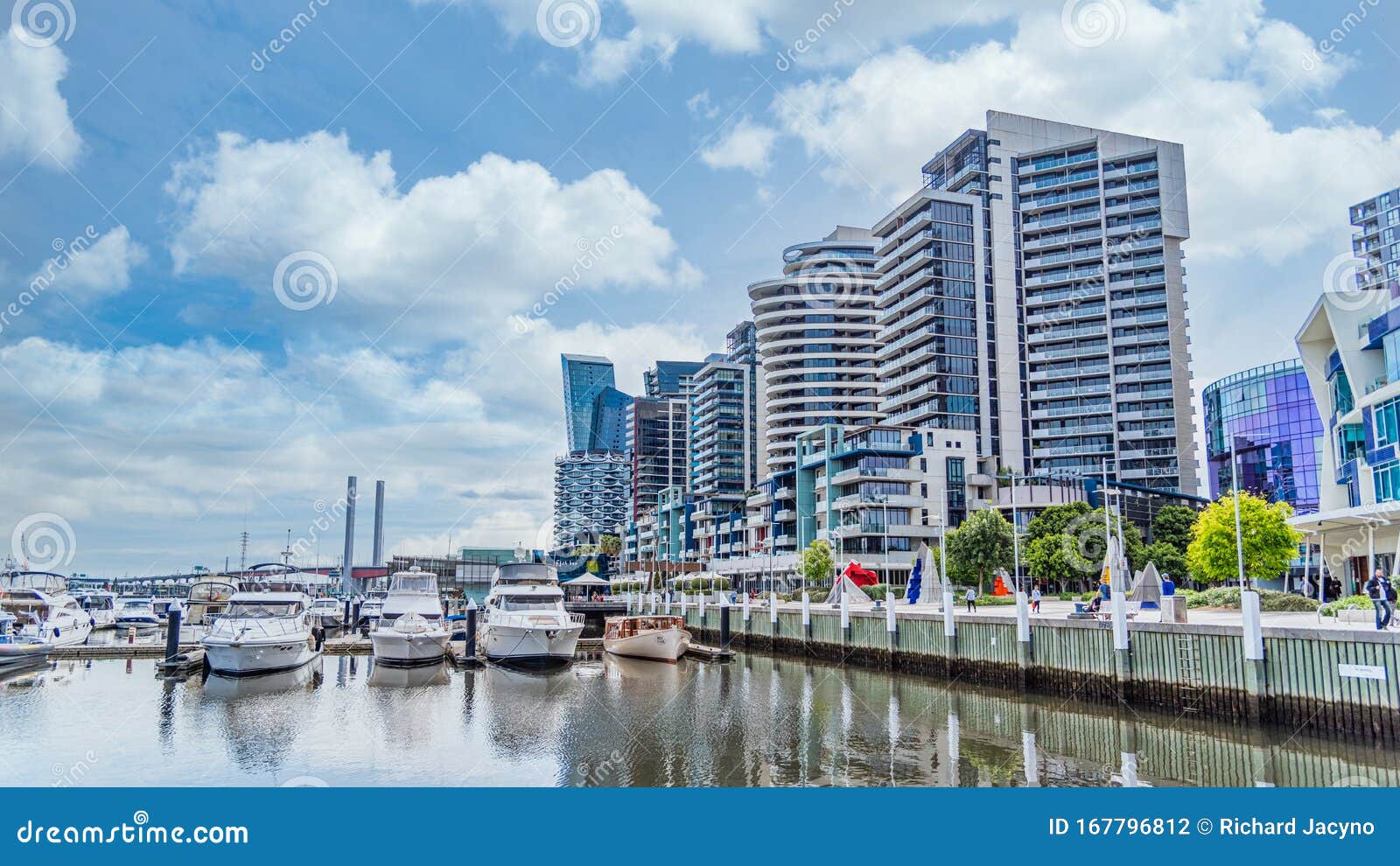 Docklands is a Modern Harbour Development Dominated by High-rises and ...