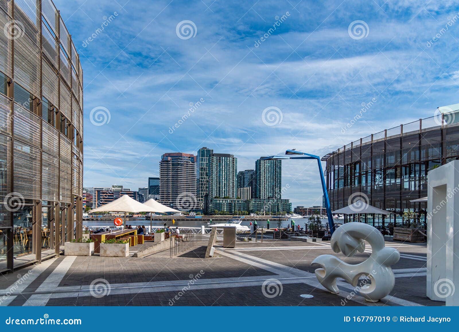 Docklands is a Modern Harbour Development Dominated by High-rises and ...
