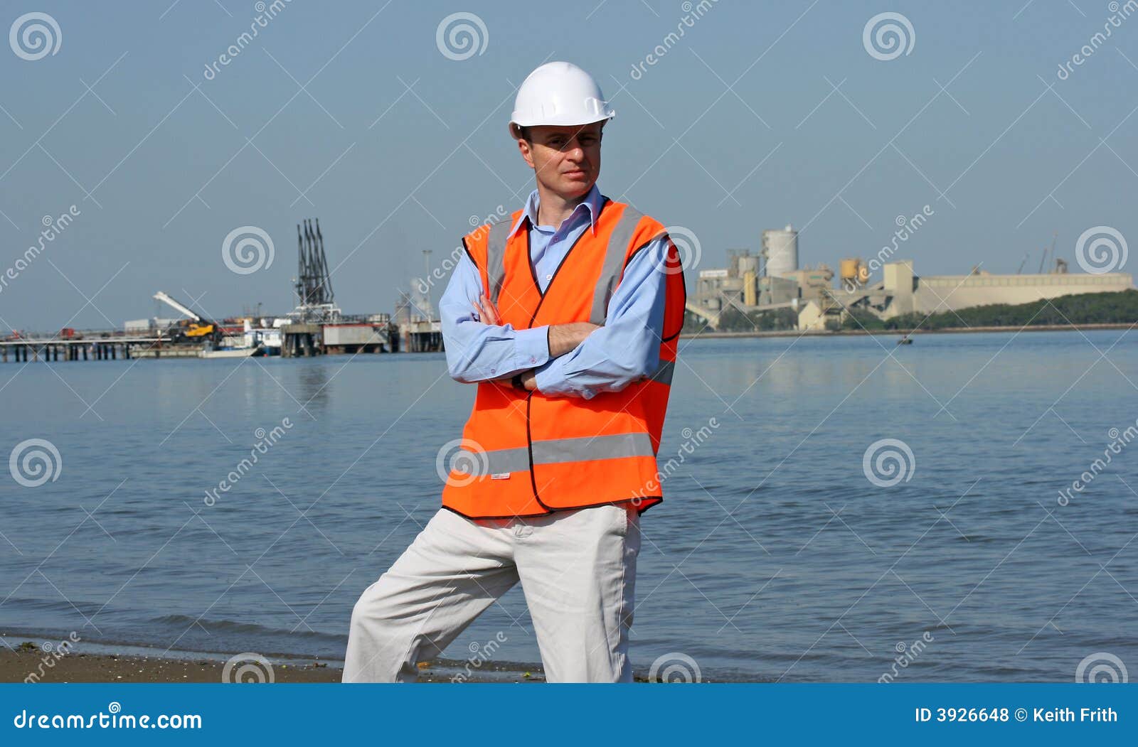 Docks engineer stock photo. Image of practice, blue, helmet - 3926648