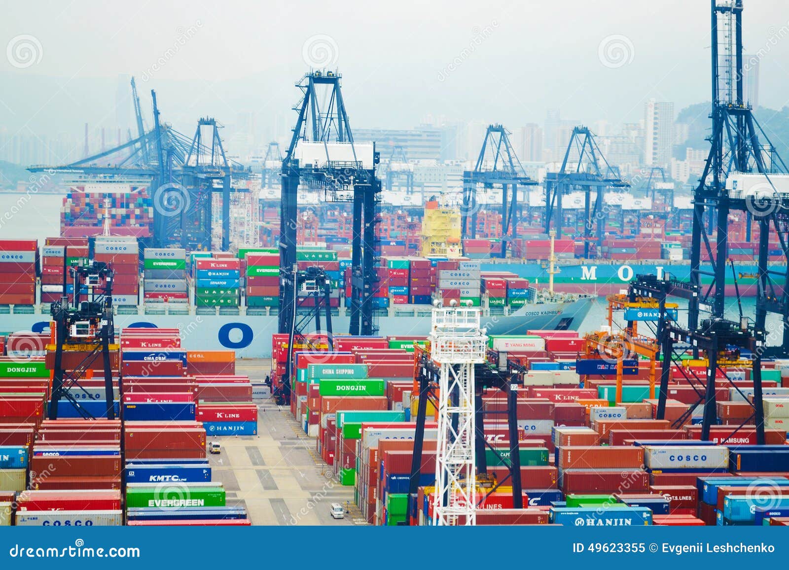 Docks Seaport in Hong Kong. Editorial Image - Image of hongkong, kong ...