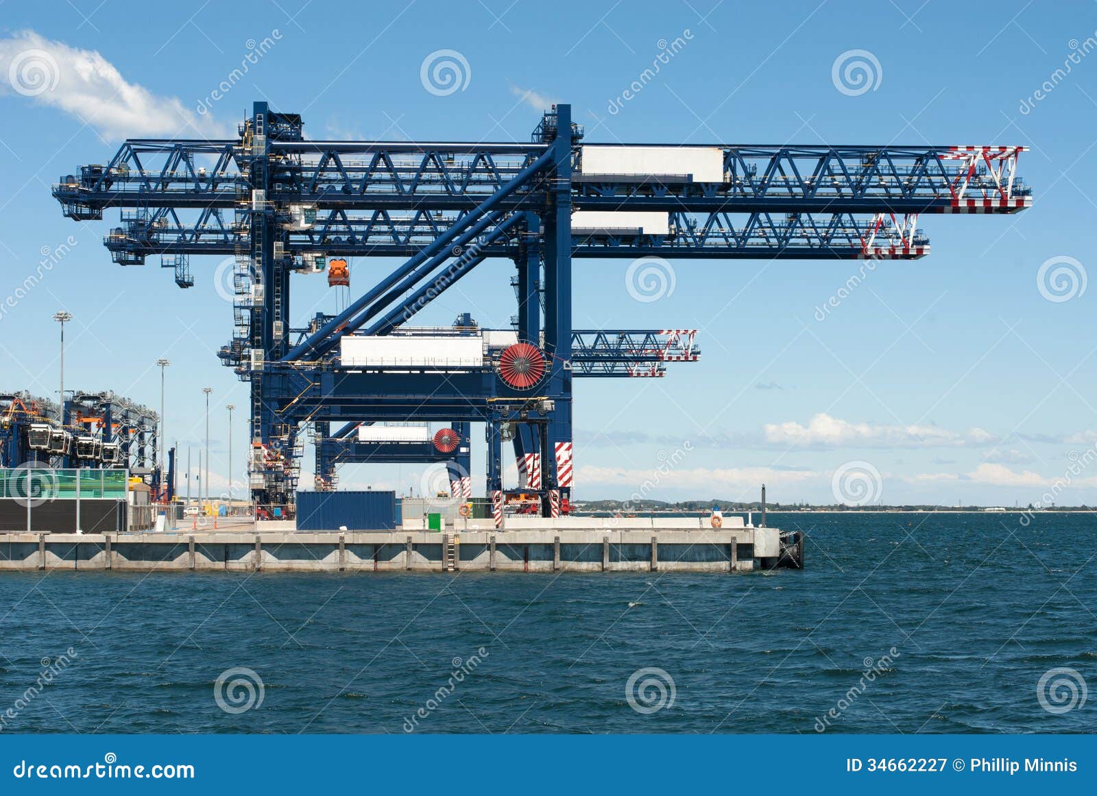 Dockside Cranes stock image. Image of large, industry - 34662227
