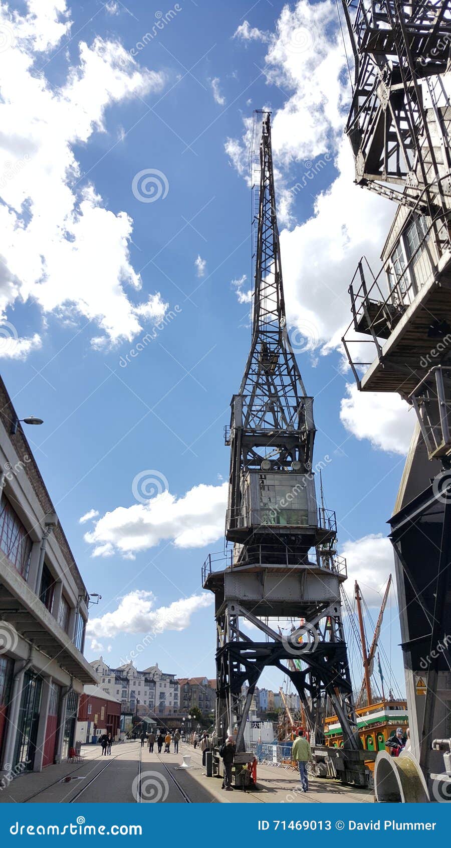 Dockyard Crane editorial stock photo. Image of tower - 71469013