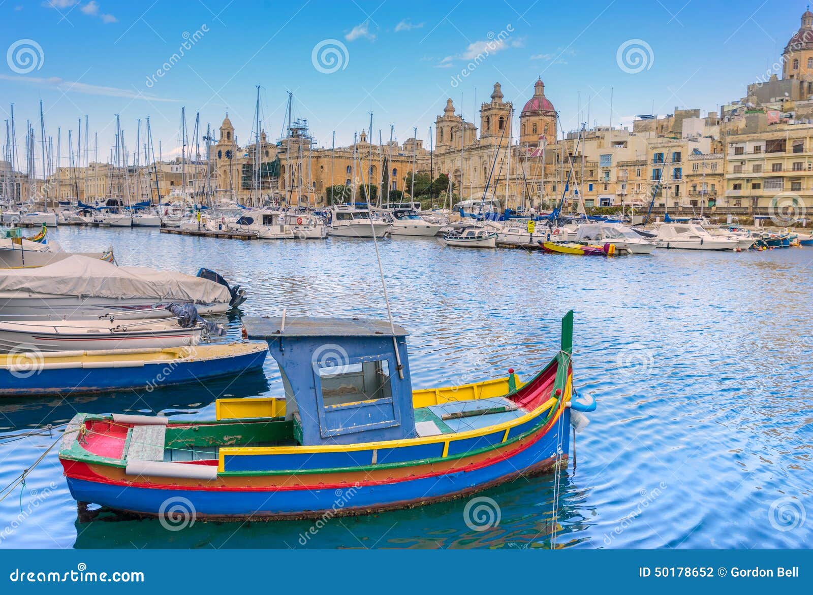 Dockyard Creek stock photo. Image of malta, harbour, dockyard - 50178652