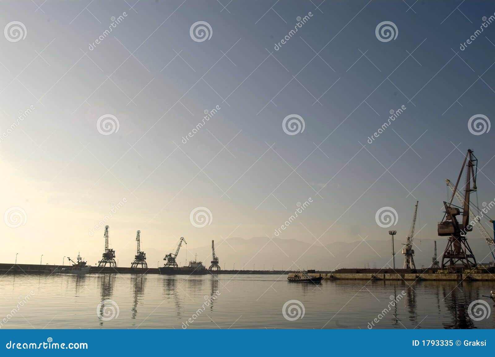 Dockyard and port stock image. Image of harbor, dockyard - 1793335