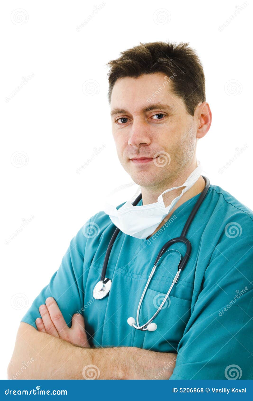 Docteur photo stock. Image du diagnostic, ordonnance, bleu - 5206868