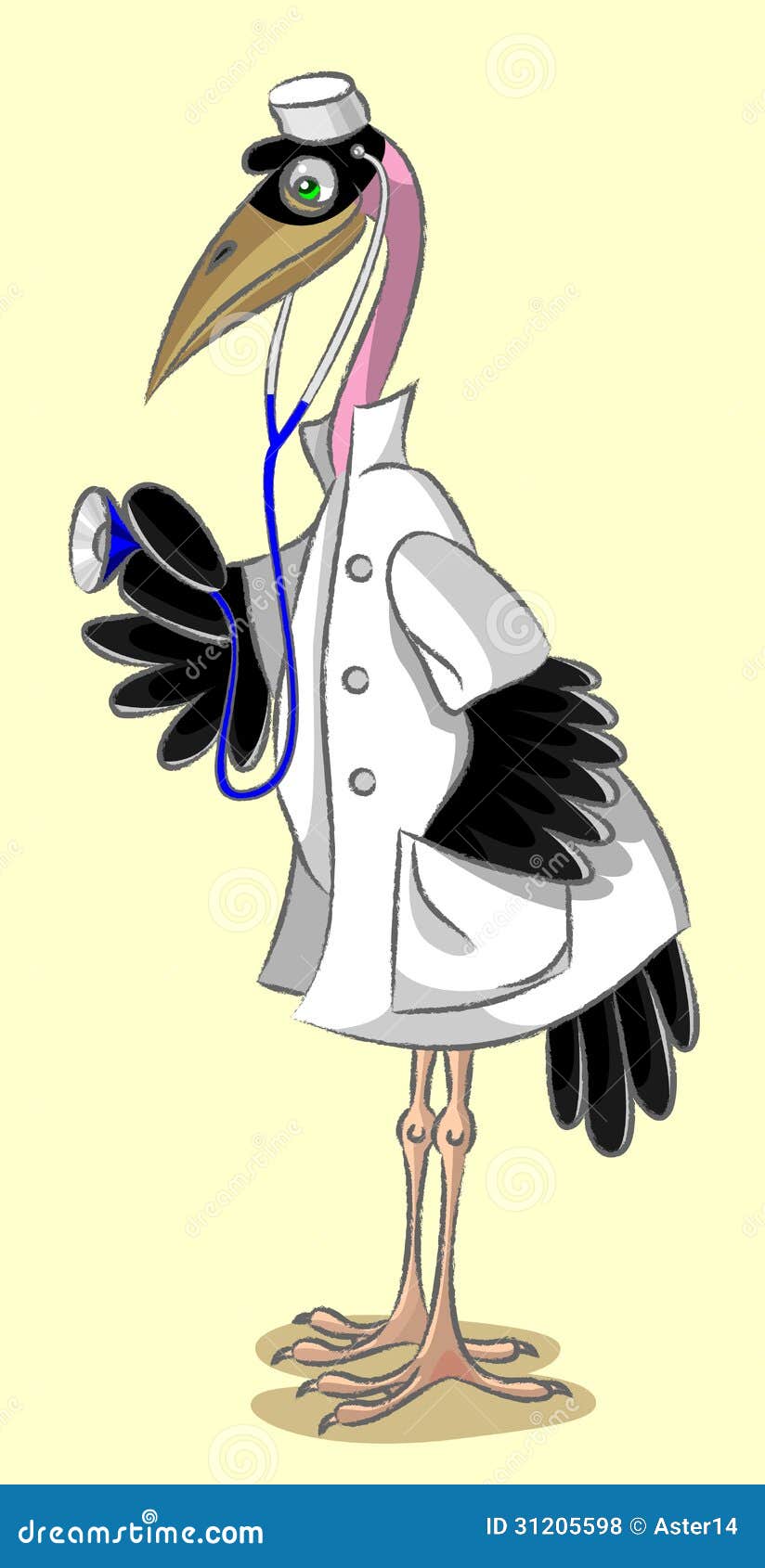 Docteur - marabout illustration de vecteur. Illustration du stéthoscope ...