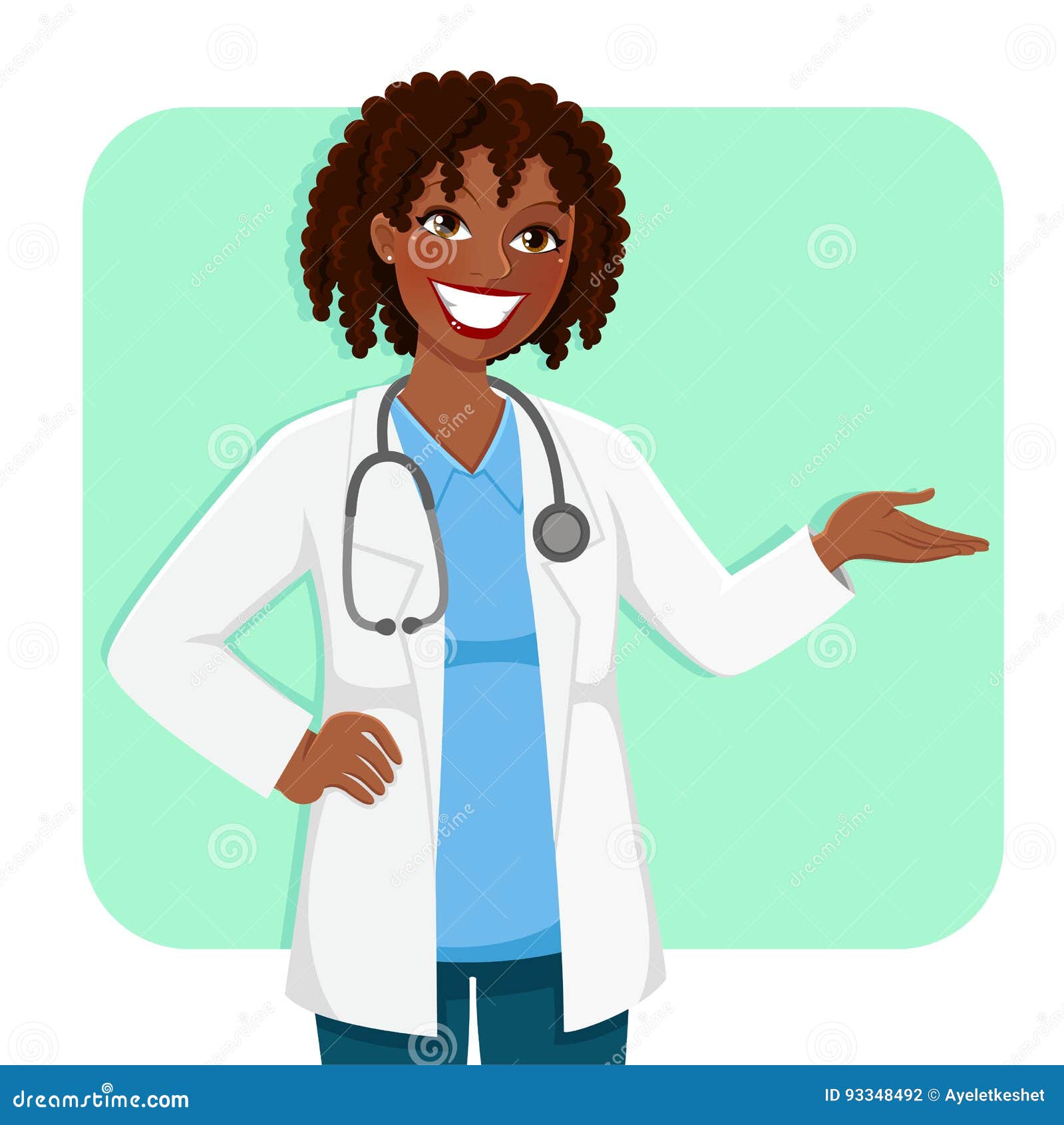 Docteur noir de fwmale illustration de vecteur. Illustration du ...