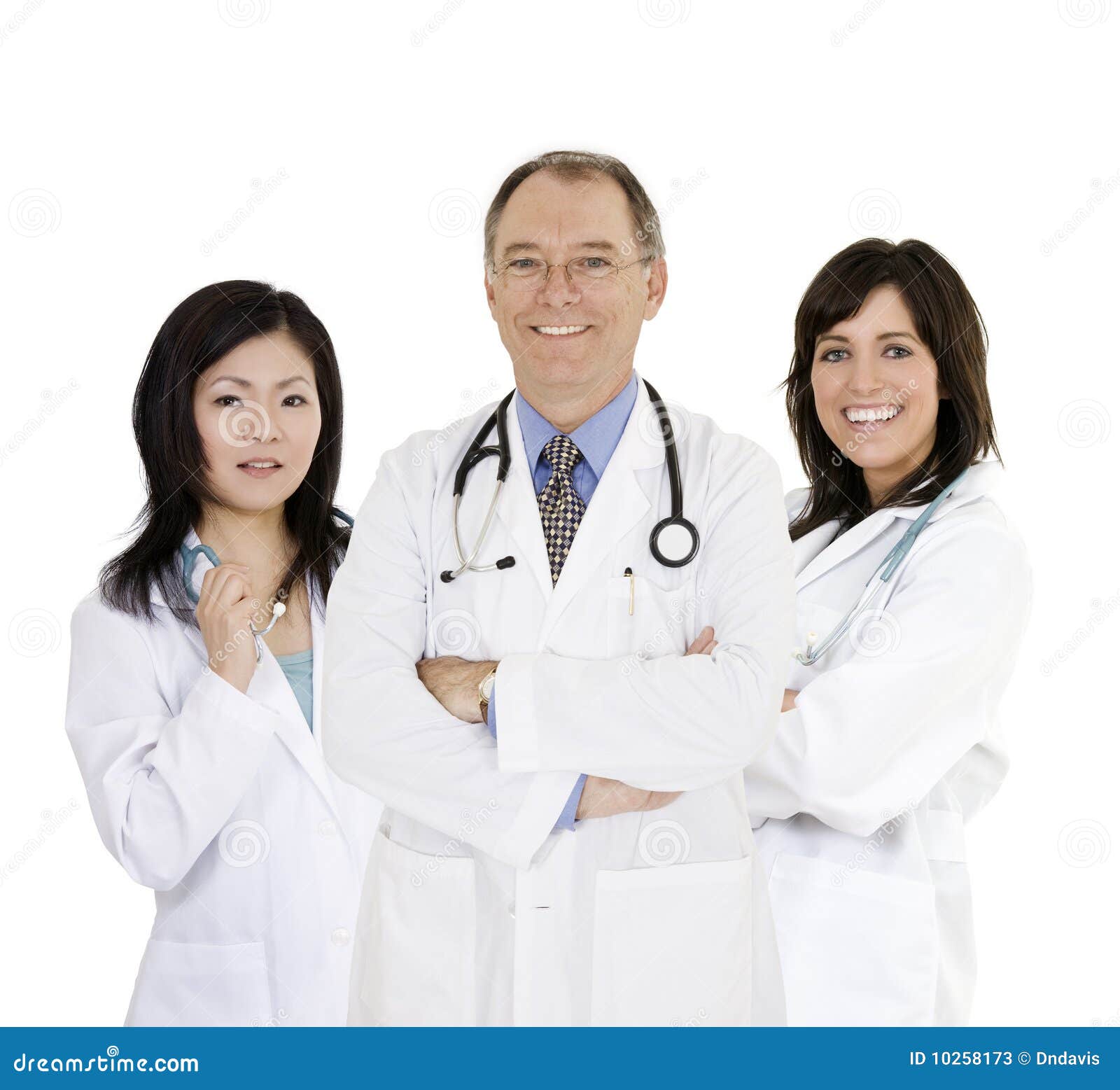 Group of Confident Doctors and Nurses with Their Arms Crossed ...