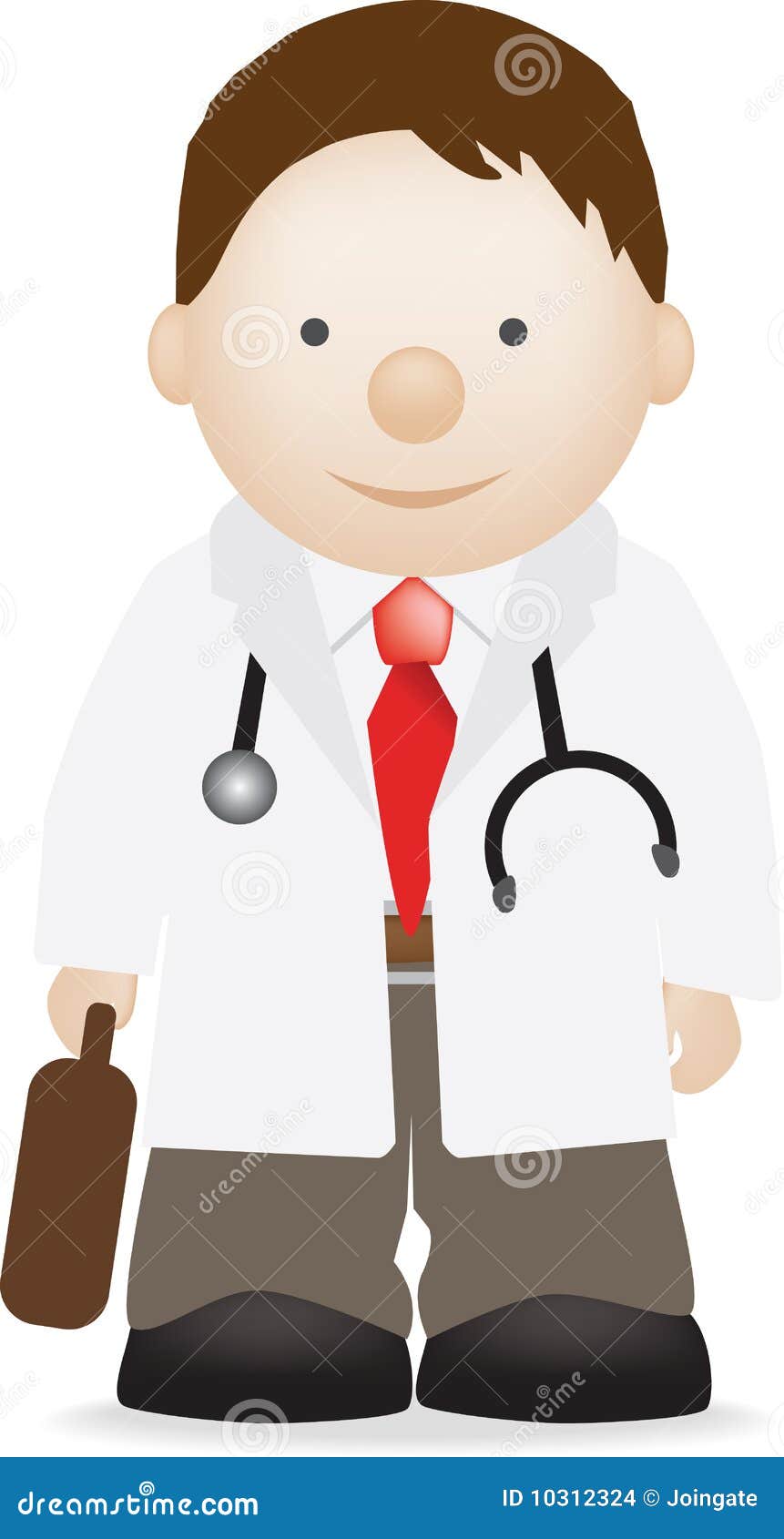 Doctor stock vector. Illustration of cartoon, healthcare - 10312324