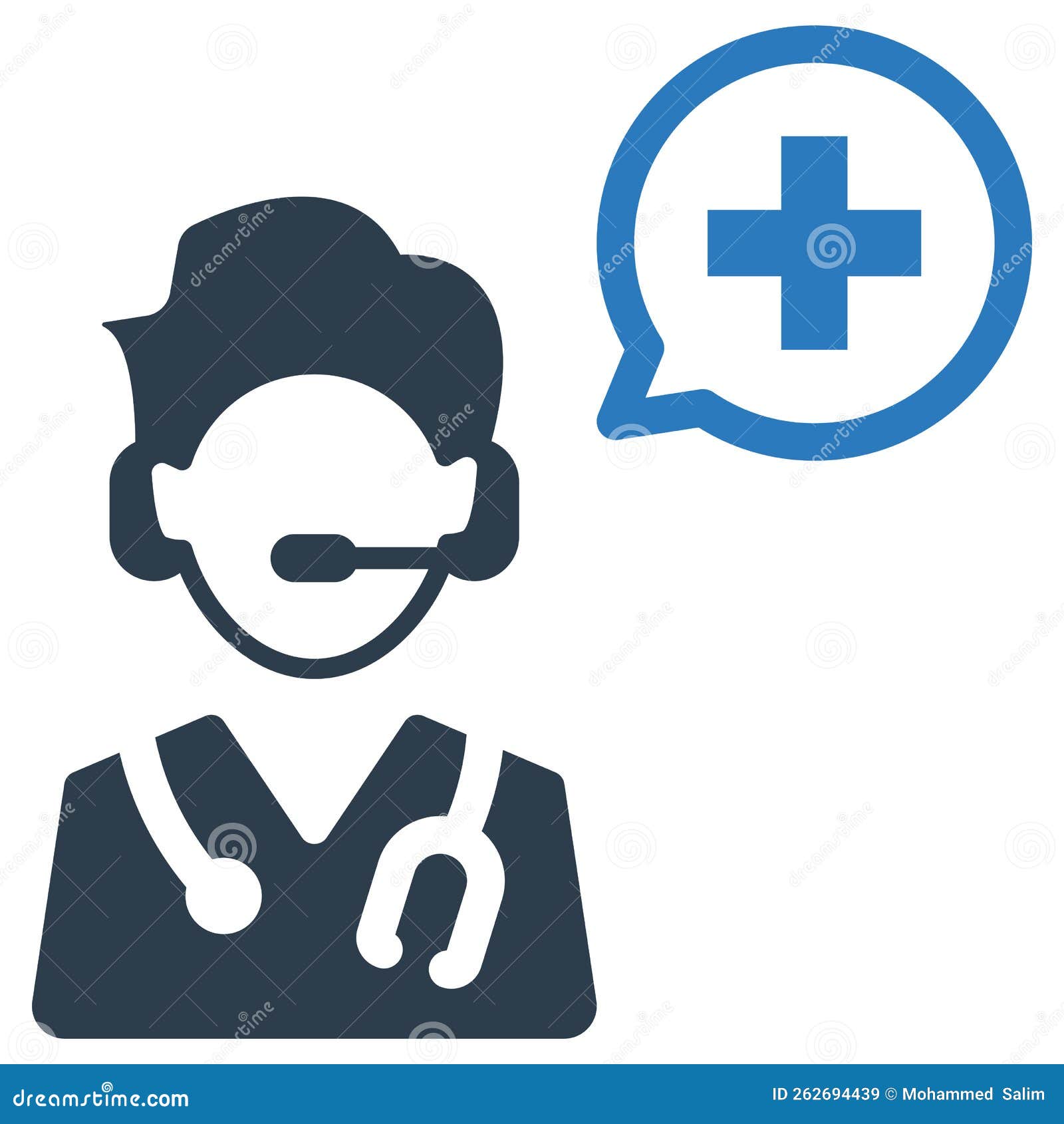 Beautifully Designed Doctor Advice Icon Stock Vector - Illustration of ...