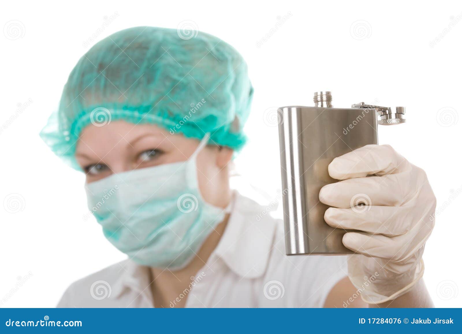 Doctor alcoholic stock photo. Image of issues, flask - 17284076
